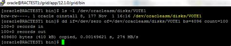 My Oracle How To Recover The Voting Disk In Rac Environment