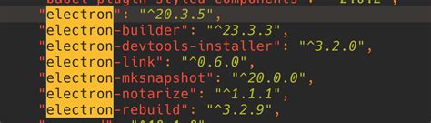 Version Mismatch With Electron V20 After Setting ELECTRON CUSTOM