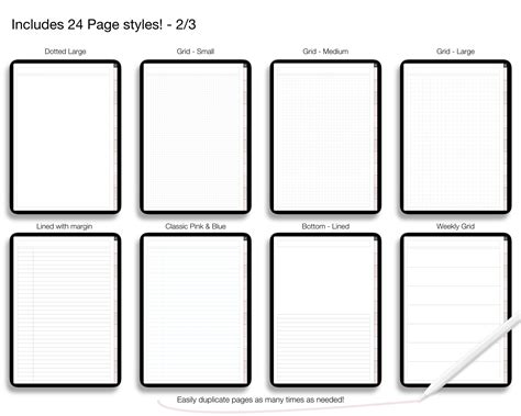 Digital Notebook Goodnotes Notebook Digital Notebook For Etsy