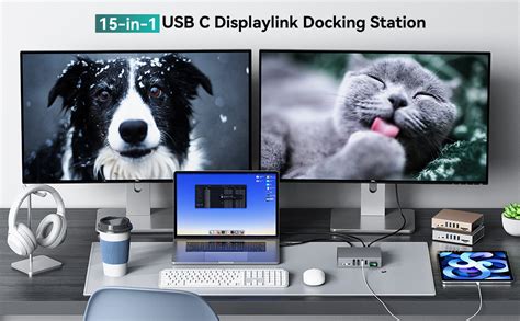 usb c displaylink docking station for m1 m2 macbook pro air