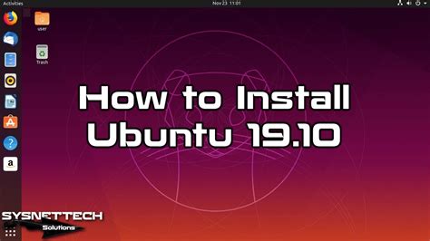 How To Install Ubuntu 1910 On Vmware Workstation 15 Sysnettech Solutions Youtube