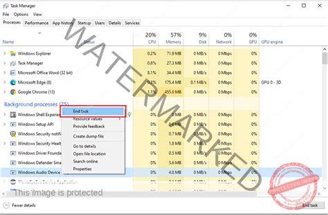 how to fix windows audio device graph isolation high memory usage