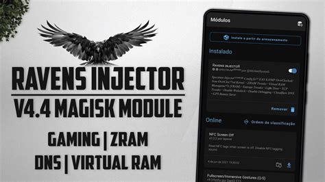 RAVENS INJECTOR V Magisk Module PERFORMANCE MELHOR INTERNET YouTube