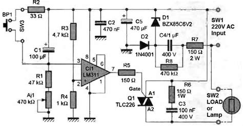 delay off lamp timer circuit homemade circuit projects