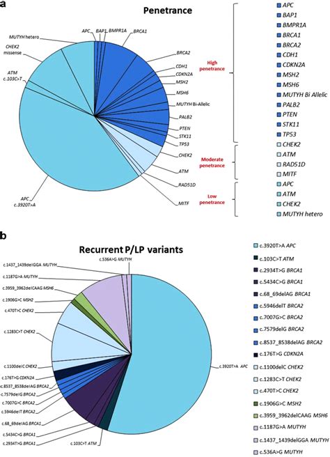 A Variant Distribution Among Carriers B Recurrent Plp Variants
