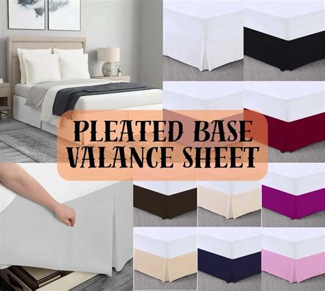 Valance Sheets Elegant Bedding For A Polished Finish Dazzle