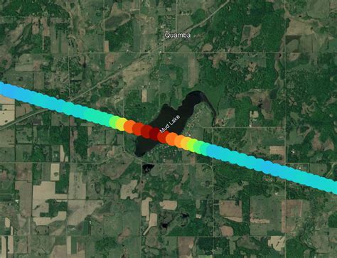 Reflectivity Color Bar Plotted At The Specular Point Location Download Scientific Diagram