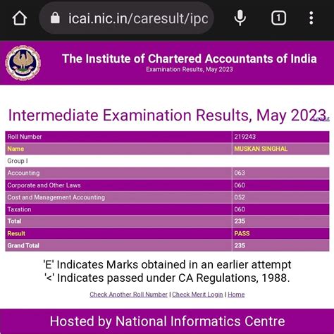Muskan Singhal On Linkedin Cleared Ca Intermediate With 5 Exemptions