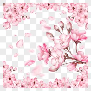 春季3d光效粉色樱花花瓣飘落元素素材下载 正版素材402051546 摄图网