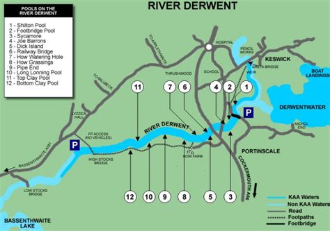 Maps Keswick Anglers Association Kaa