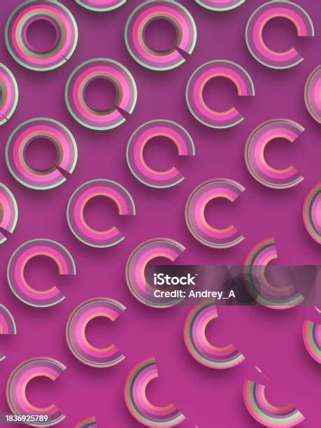 여러 가지 빛깔의 3 차원 로딩 표시기의 패턴 미래 지향적인 배경입니다 3d 렌더링 디지털 일러스트레이션 0명에 대한 스톡 사진