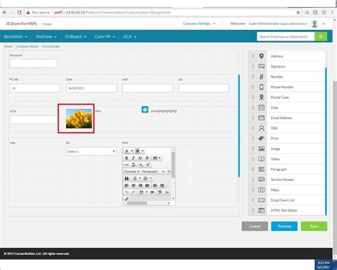 Nf 2478 Azure Form Builder Image Component Employee Login