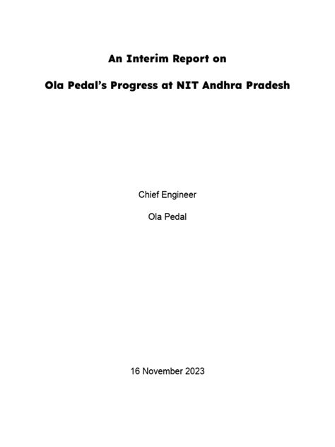 Techincal Report Pdf