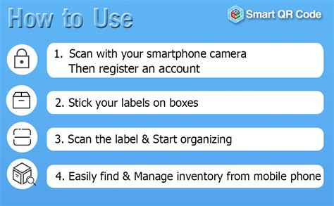 QR Code Labels For Storage And Organization Smart Moving Pack And Track Labels With QR Code For