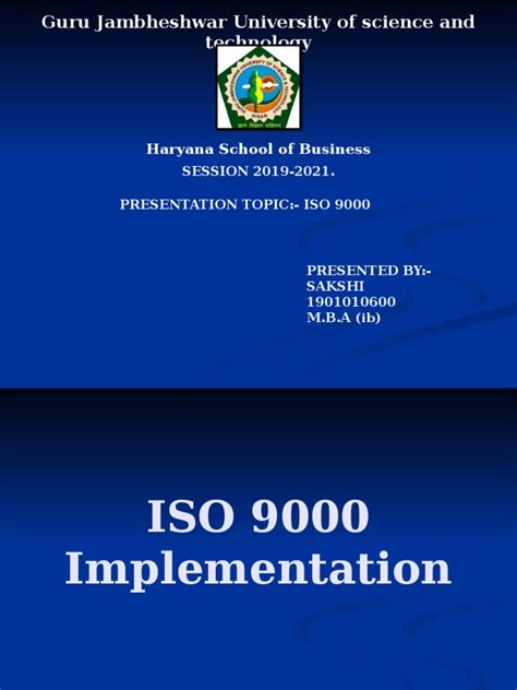6 Iso 9000 Implementation Pdf Iso 9000 Quality Management System