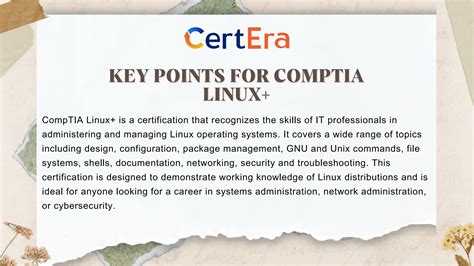 Fundamental Of Comptia Linux And What Is Comptia Linux Pdf