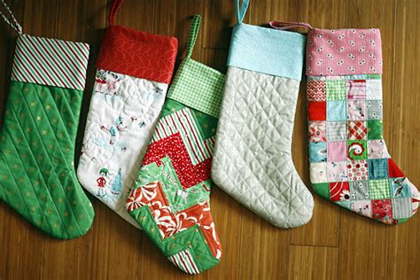 Pixie Noel Patchwork Stockings — Stitched In Color
