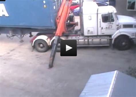 Video Truck And Container Tip