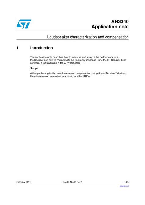 Pdf An3340 Application Note Stmicroelectronics · An3340 Application