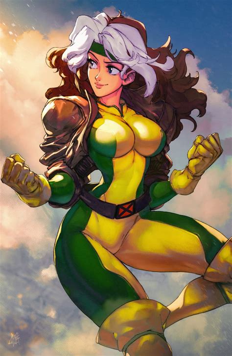Rogue Marvel And More Drawn By David Liu Danbooru