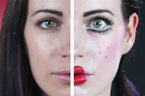 Diy Halloween Porcelain Doll Makeup