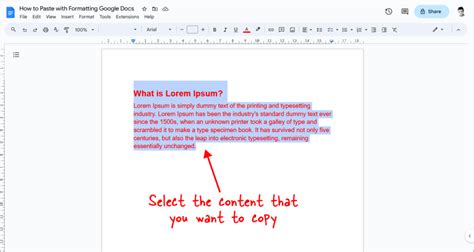 How to Paste with Formatting Google Docs [4 Easy Steps]