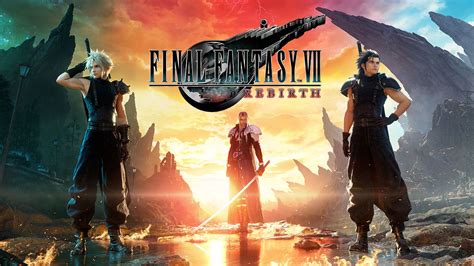 Final Fantasy 7 Rebirth La Cover Art Con Sephiroth Cloud E Zack