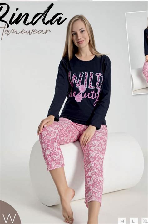 Комбо 2 брДамска памучна пижама 1000 Комбо Бройки ДОМАШЕН ТЕКСТИЛ