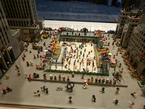 The Rink At Rockefeller Center In The Lego Store There From R Lego