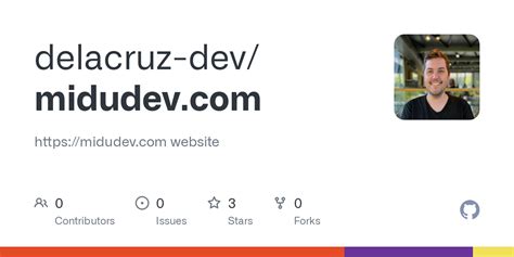 GitHub Delacruz Dev Midudev Https Midudev Website