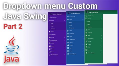 How To Create Dropdown Menu Desktop App Using Java Swing Part YouTube
