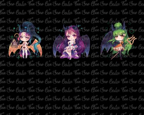 Angelwicked Chibis Collection Sew Girlie Fun