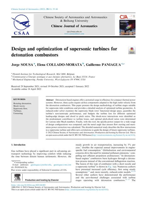 3d simulation design and optimization of supersonic turbines for rdc