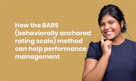 Performance Management Using The Bars Method Tg