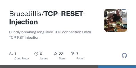 TCP RESET Injection Tcprst C At Master BruceJillis TCP RESET Injection GitHub
