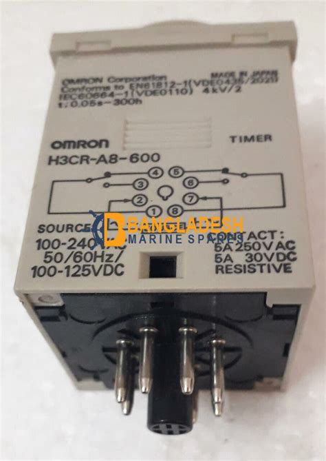 OMRON H CR A Solid State Multi Functional Pin Timer Bangladesh Marine Spares