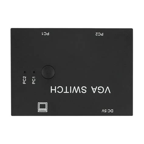 Vga Video Switch Vga Switch Computer Accessory 2 Port Switcher With Plug And Play For Host