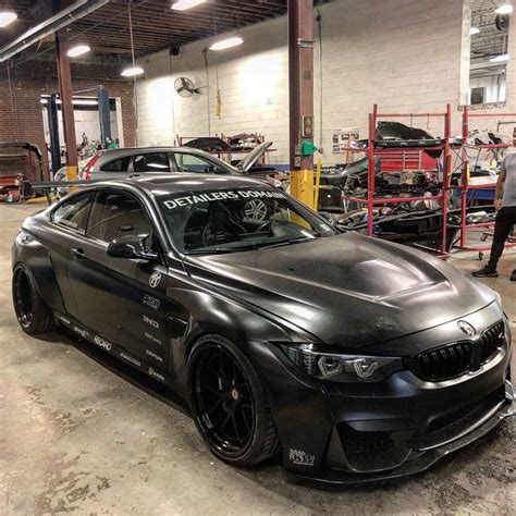 Bmw F82 M4 Black Widebody Bmw Bmw E36 Bmw E46