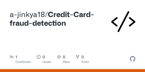 Github A Jinkya Credit Card Fraud Detection