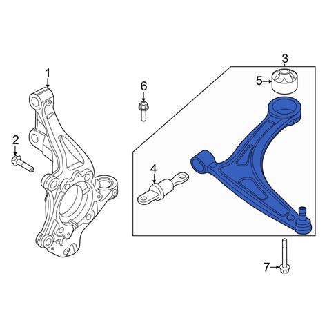Kia Oe 54500l1000 Front Left Suspension Control Arm