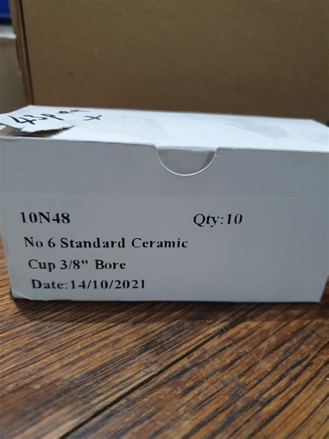 No 6 Standard Ceramic Cup 38 Sparks Welding Services