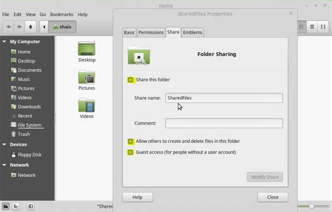 How To Share Files Via Linux Mint To Windows Technig