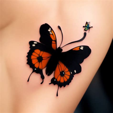 Monarch Butterfly Wrist Tattoos