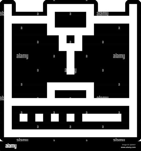 Electronics D Printer Icon Stock Vector Image And Art Alamy
