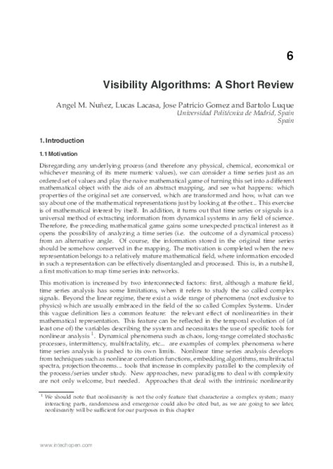 pdf visibility algorithms a short review