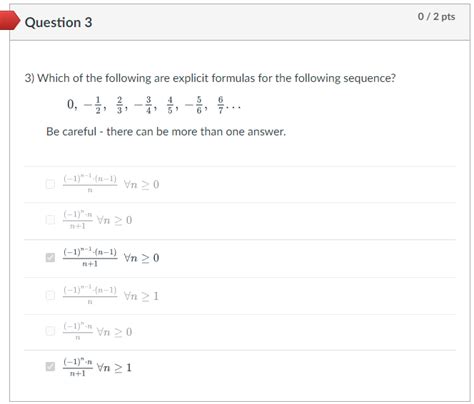 solved 3 which of the following are explicit formulas for