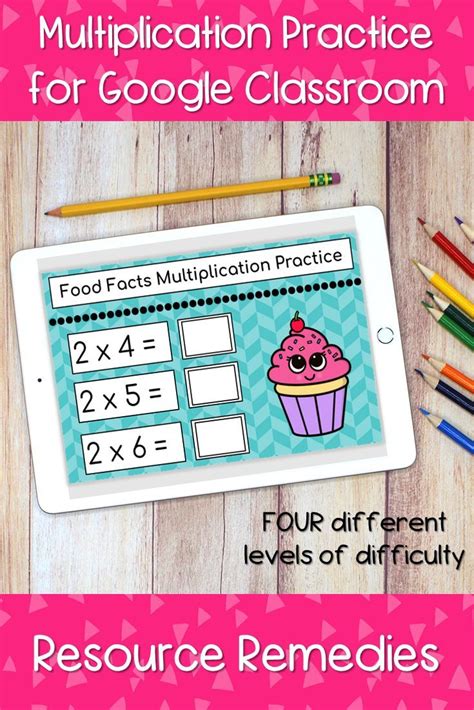 Differentiated Multiplication Practice For Google Classroom Distance Learning Google