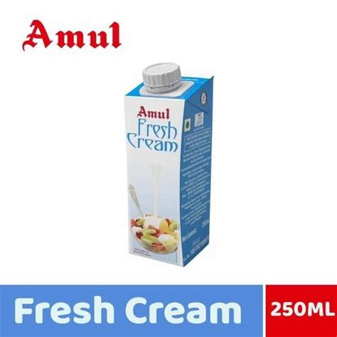 Amul Cream 250ml Amul Fresh Cream Wholesaler Distributor From Mhow