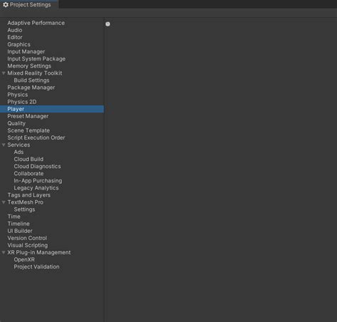 MRTK Player Settings Questions Answers Unity Discussions