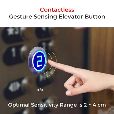 Touchless Sensor Lift Ronde Drukknop Ip68 Waterdic Vicedeal